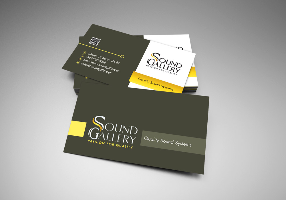 Sound Gallery Business card » UThink | Website Development
